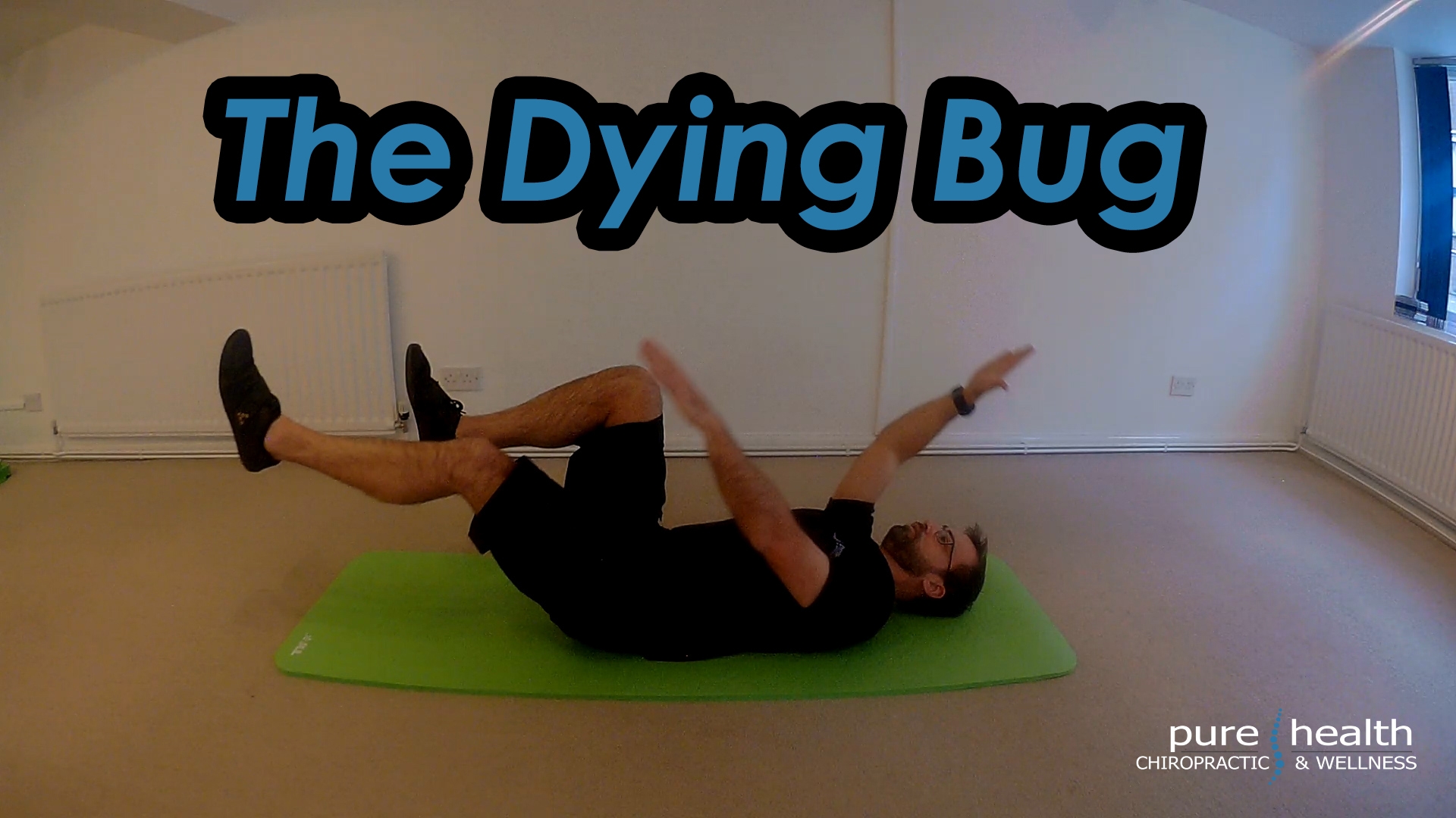 Help your back pain with the "Dying Bug"